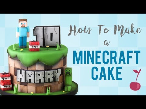Minecraft Cake Tutorial | How To | Cherry School
