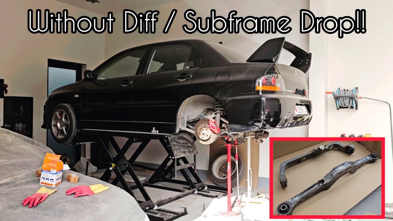 Lancer Evolution AYC Diff Bushings replacement steps - without dropping ...