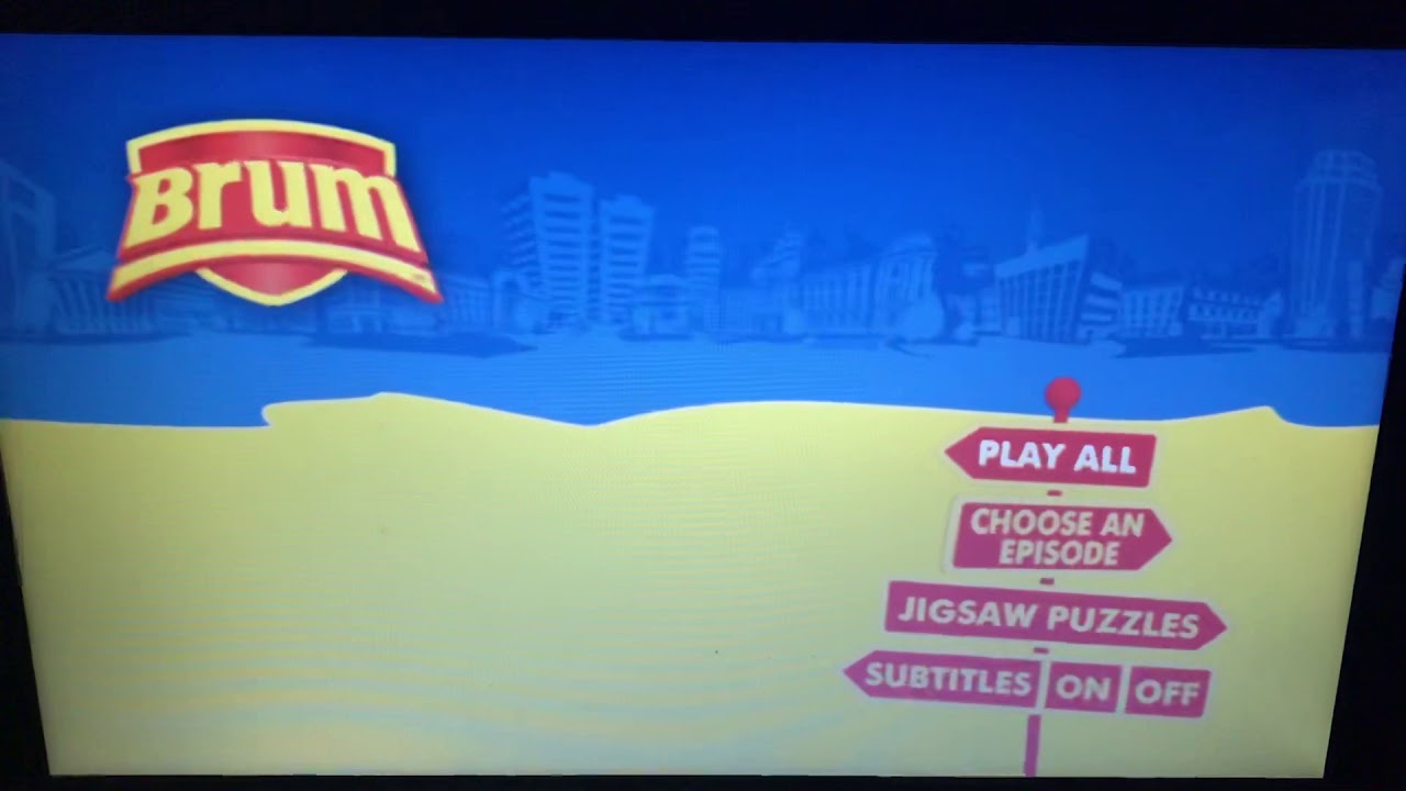 Brum & the Stopwatch Botch DVD Menu Walkthrough - YouTube