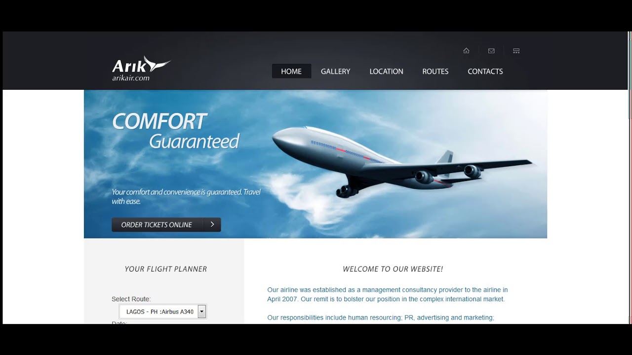 Airline reservation system - YouTube