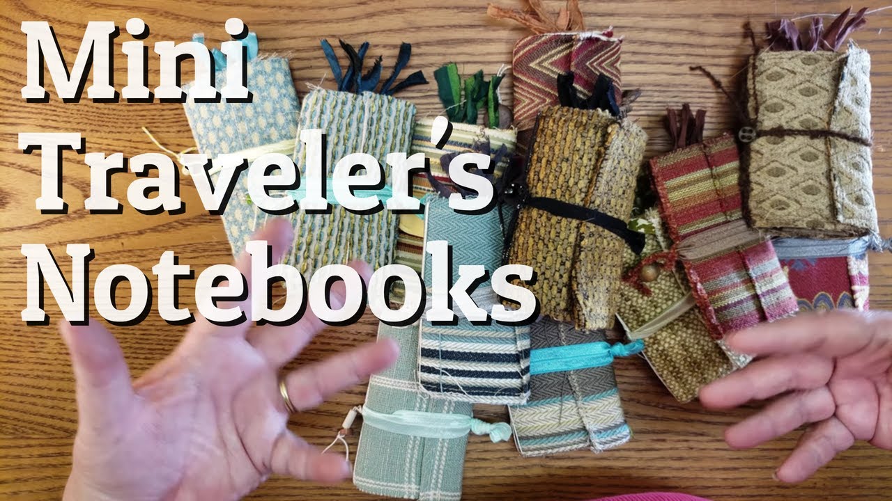 Mini Traveler's Notebooks from Toilet Paper Rolls - Quick & Easy - YouTube
