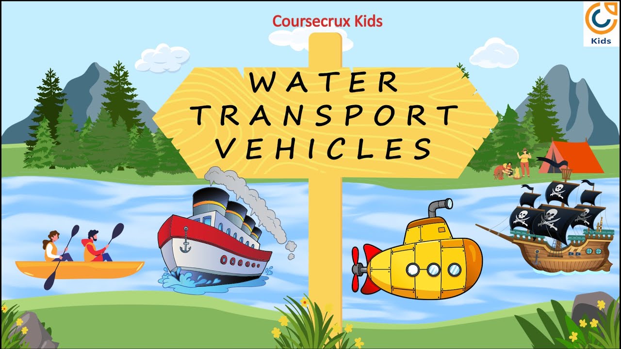 Water Transport Vehicle Names for Kids ⛵🚤| Splash into Learning with ...