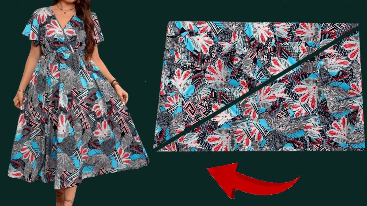 ⚘️You Don't Have To Be a Tailor⚘️So Easy Only 10 Minute Dress Pattern 💃 ...