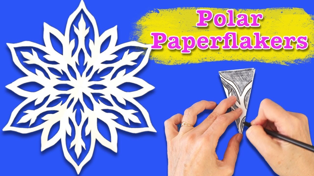 Frosty Filigree: Intricate Paper Snowflake Patterns - YouTube