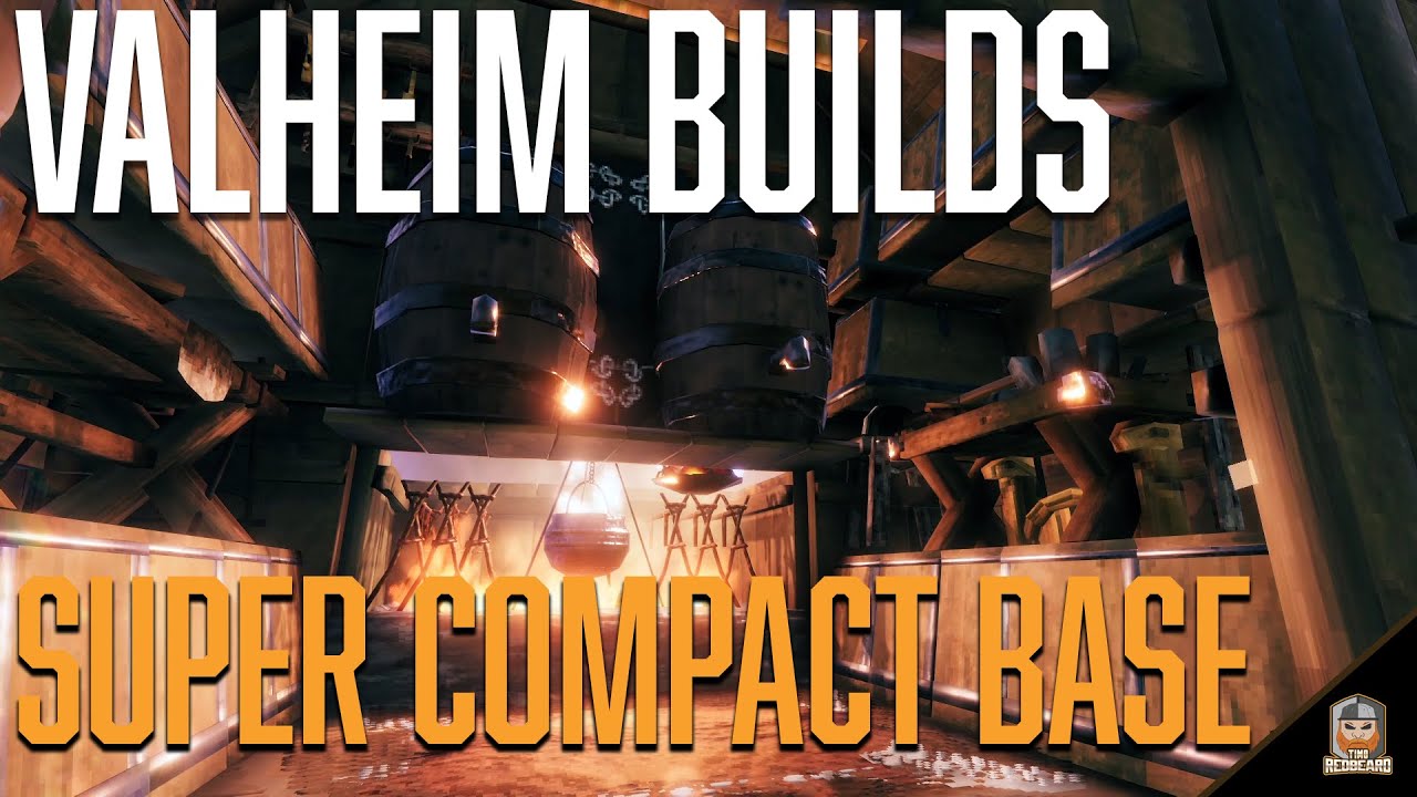 How to Build the SUPER COMPACT BASE in Valheim! - YouTube