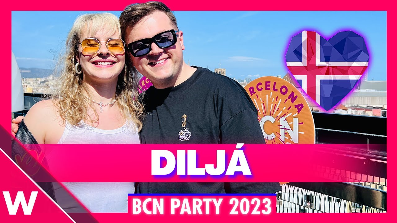 🇮🇸 Diljá "Power" | Barcelona Eurovision Party 2023 INTERVIEW - YouTube