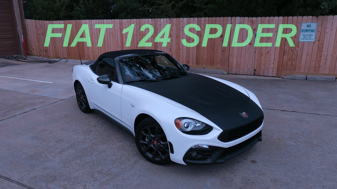 FIAT 124 SPIDER TWO TONE WRAP !!! - YouTube