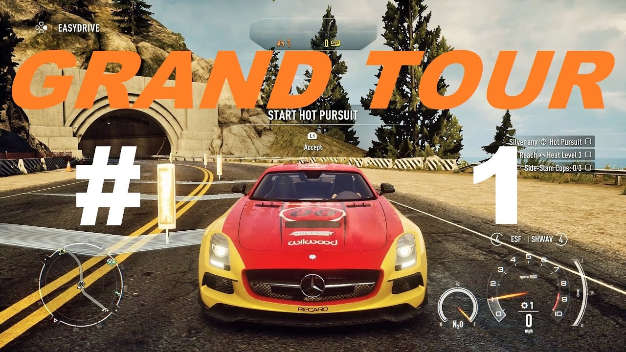 Need for Speed Rivals - GRAND TOUR - Mercedes-Benz SLS AMG COUPE Black ...