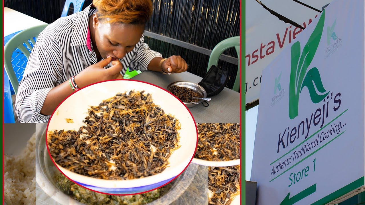 Enjoying Kumbekumbe(Termites) at Kienyejis Nairobi. - YouTube