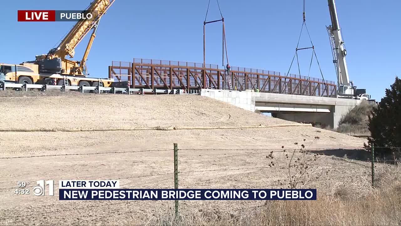 New pedestrian bridge created near Lake Pueblo - YouTube