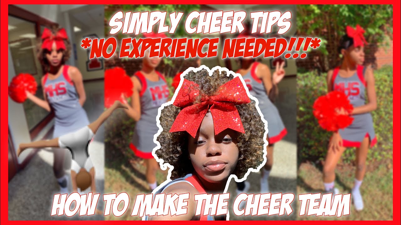 How to make the cheer team | SIMPLE CHEER TIPS - YouTube