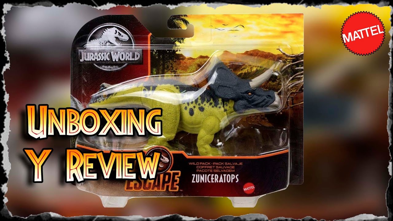 Unboxing y Review de Zuniceratops de Jurassic World Dino Escape de ...