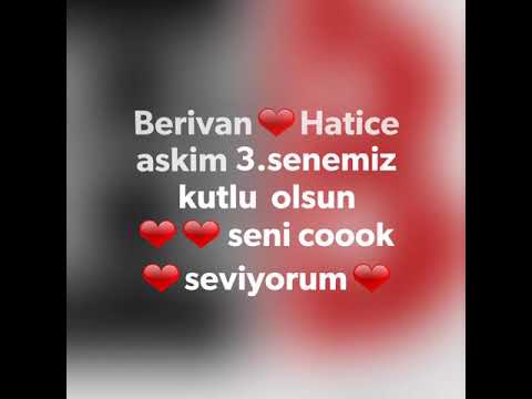Berivan askim seni cook seviyorum