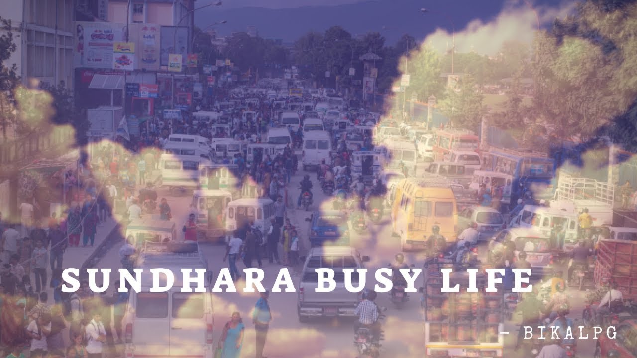 A view from RNAC, New Road Gate through sky bridge - YouTube