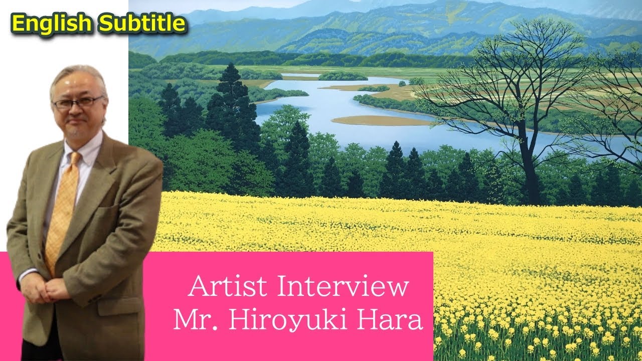 (English) Artist Interview [ Hiroyuki Hara ] Japanese painter - YouTube