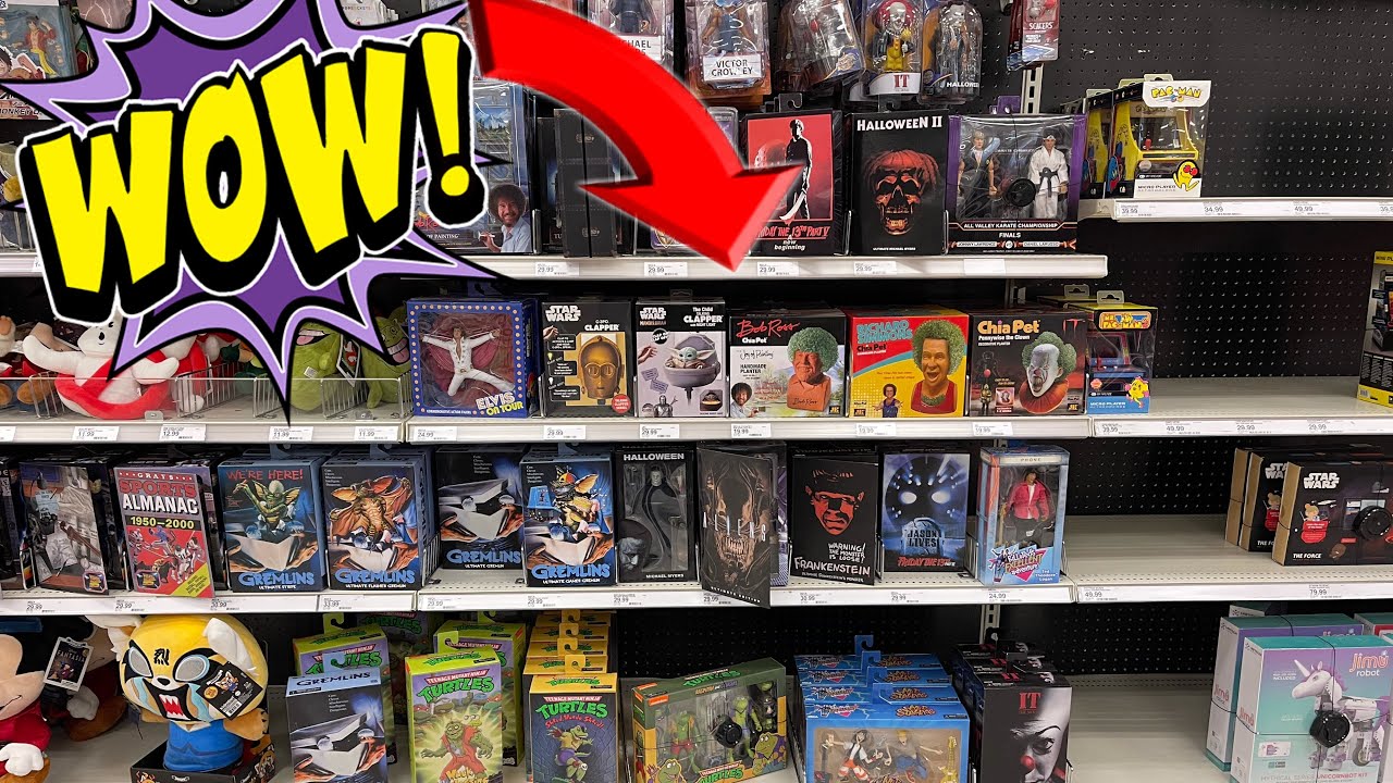 Another stocked Neca section at Target (daily toy hunt) - YouTube
