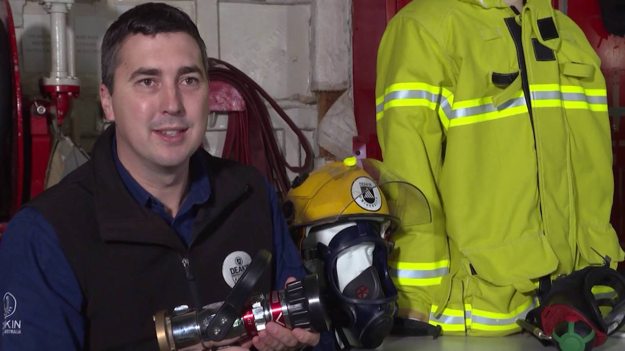 Virtual Reality Firefighting trainer demonstration - YouTube