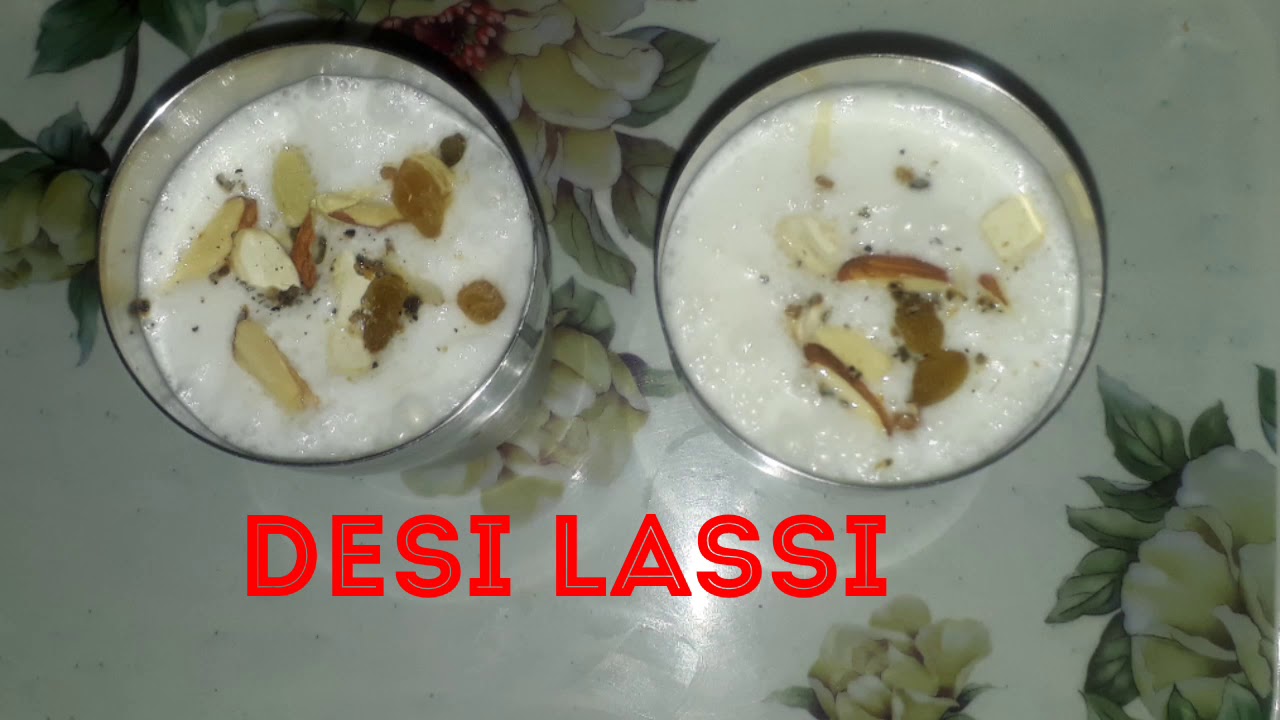 How to make desi lassi - YouTube