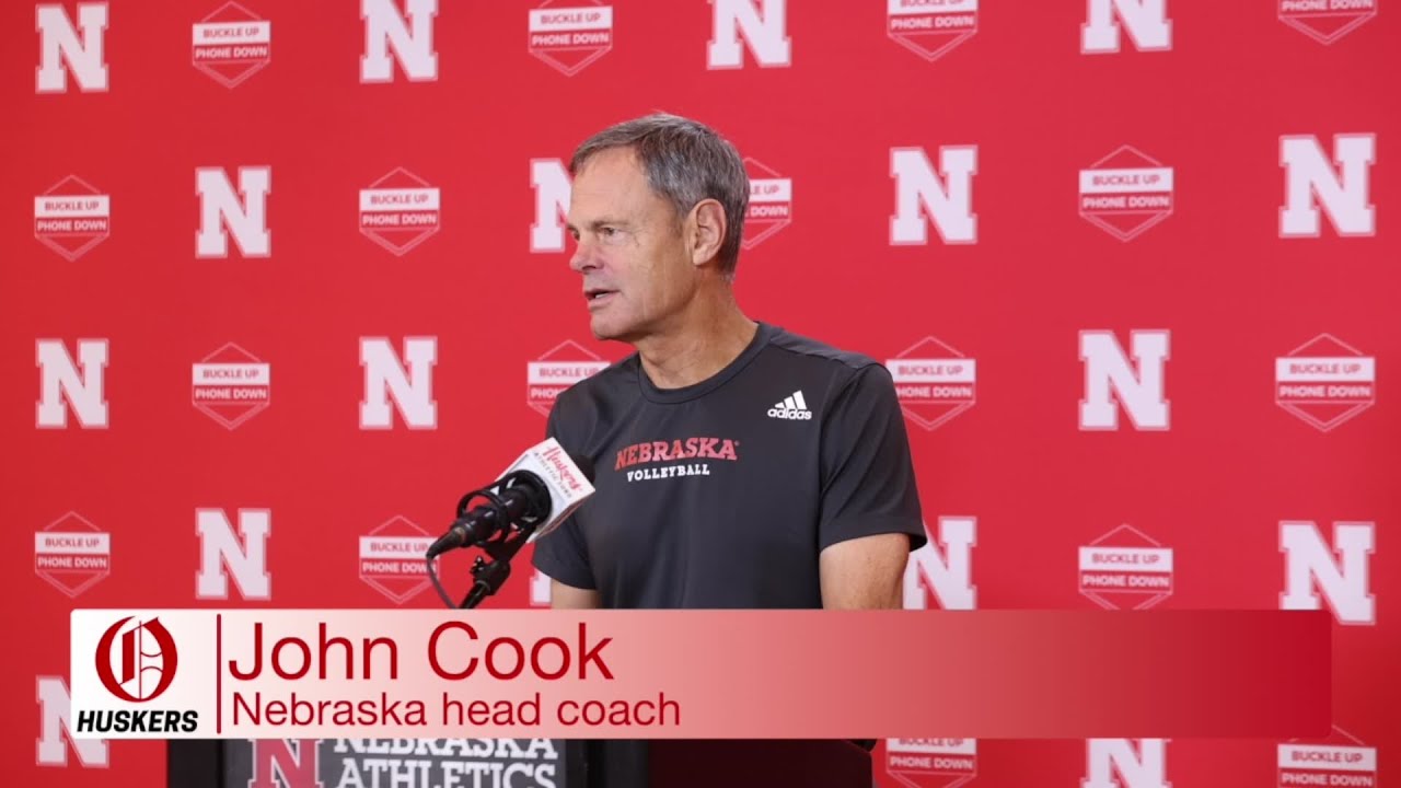Nebraska's John Cook full press conference from Sept. 19th, 2023 - YouTube