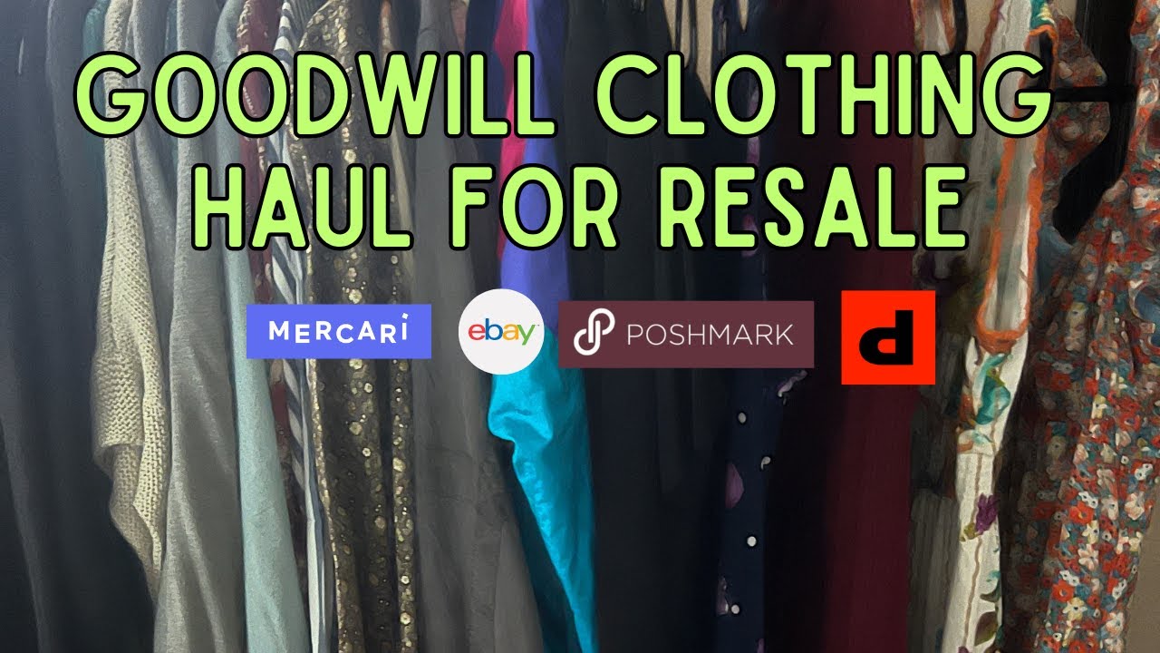 Goodwill Women's Clothing Haul For Resale on Poshmark, Ebay, Mercari ...