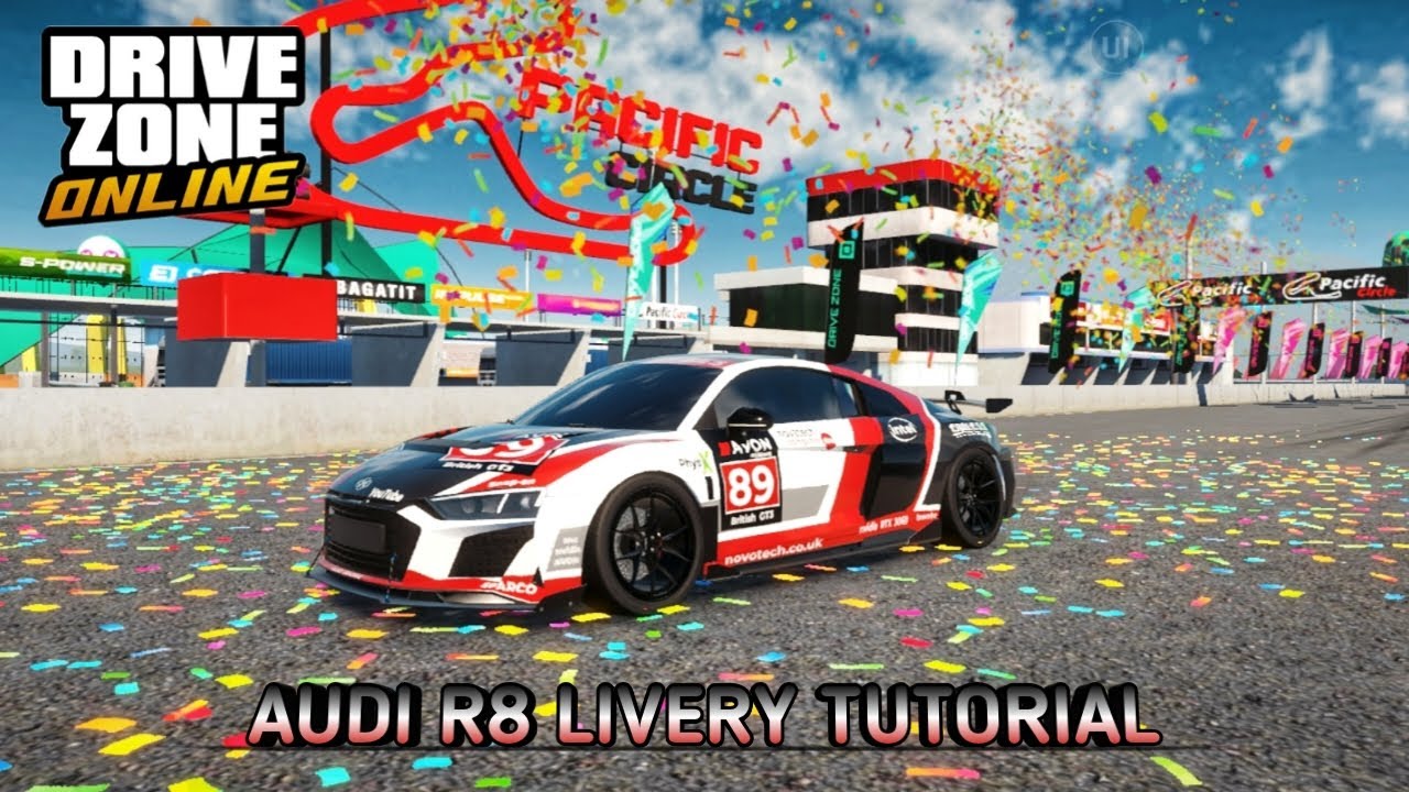 Design Audi R8 (RSR) in Drive Zone Online #drivezone #drivezoneonline ...