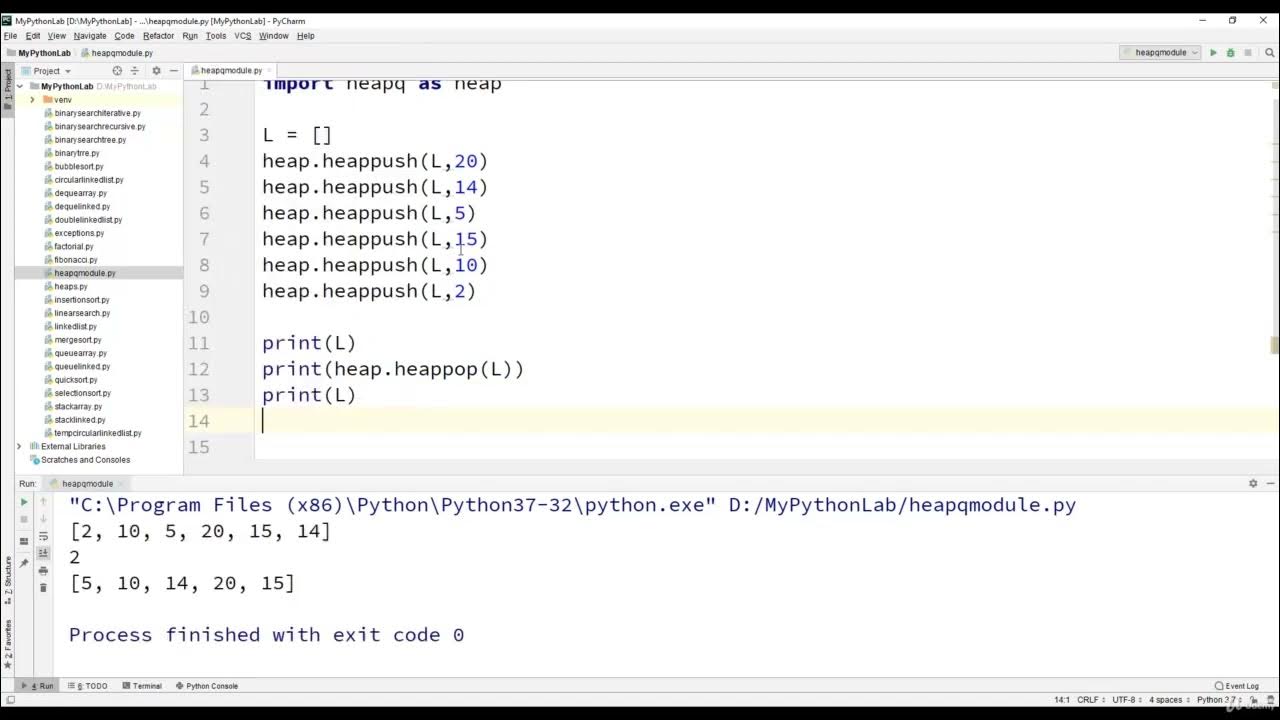 4 heapq Module in Python - YouTube