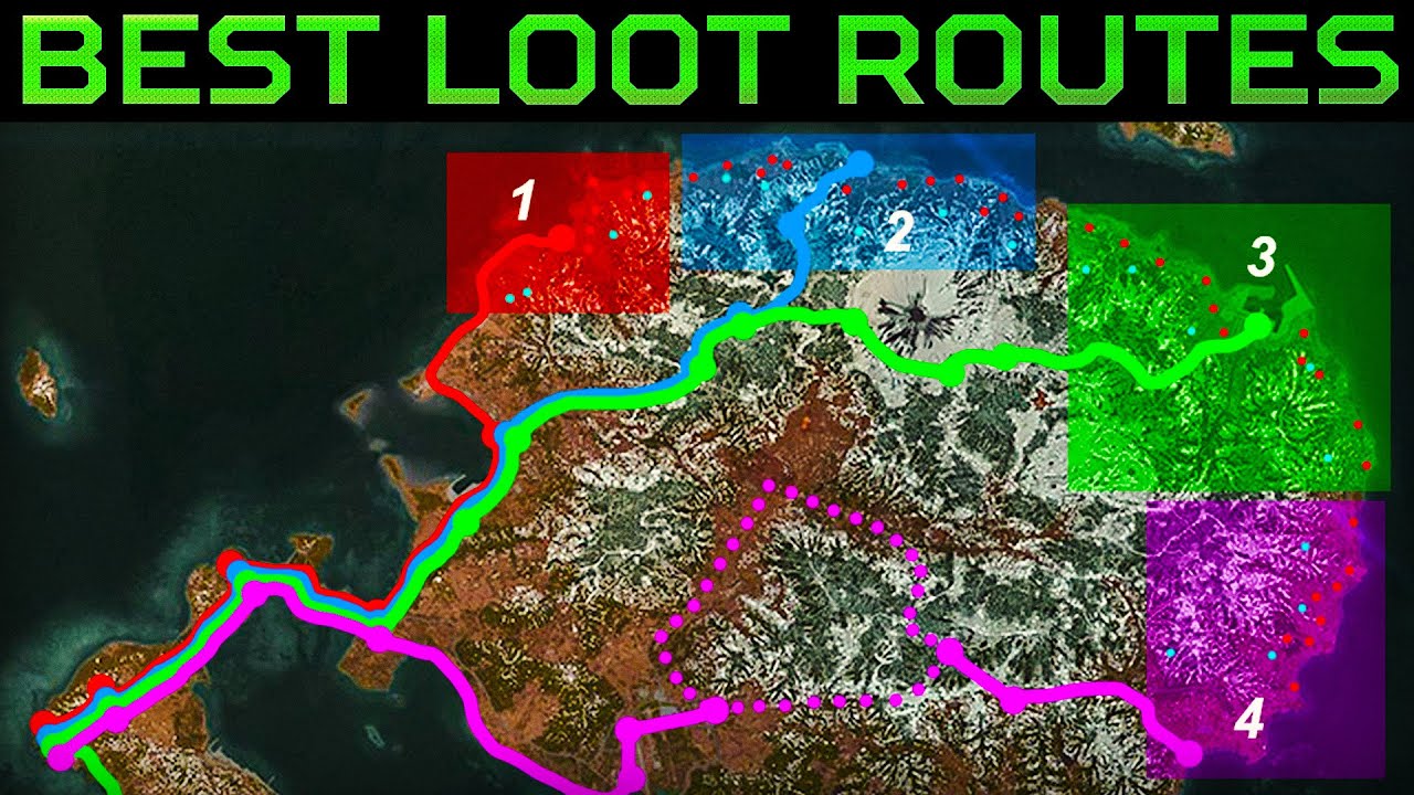 The Only 4 Loot Routes You Need on Sakhal | DayZ Frostline - YouTube