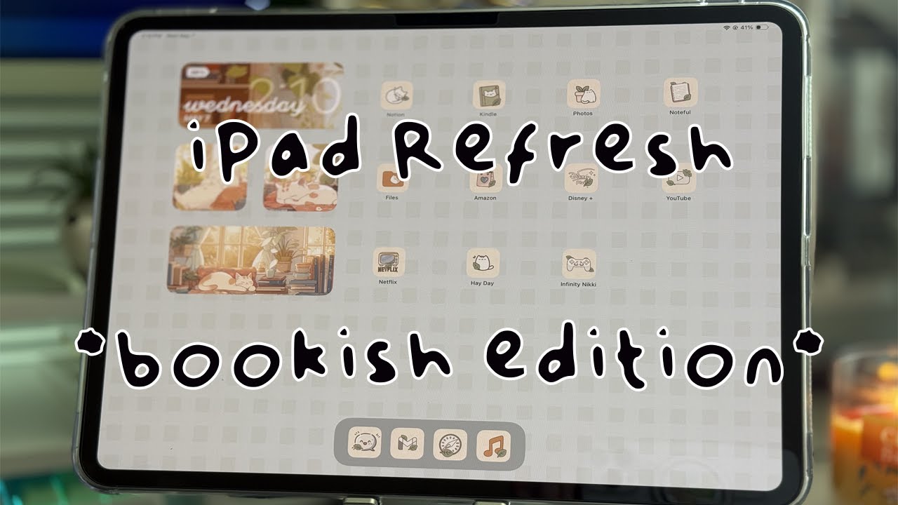 bookish iPad refresh - YouTube