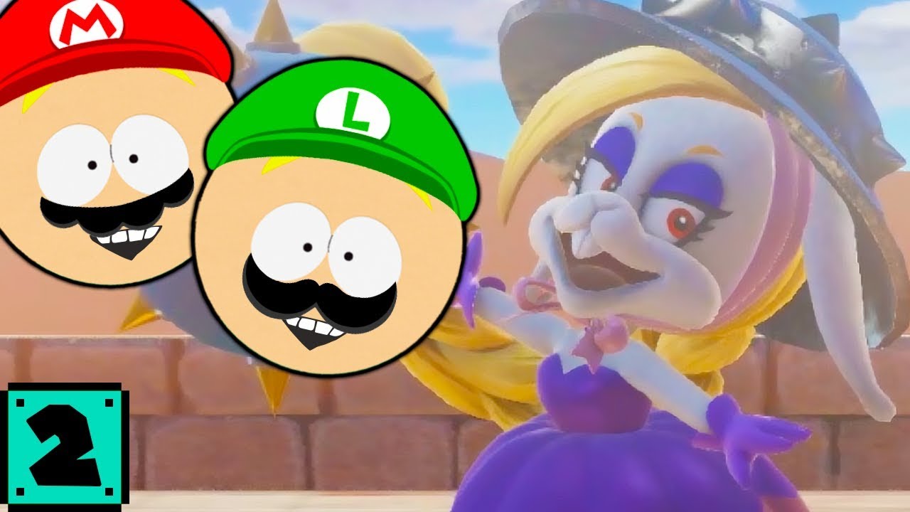 Butters Plays Super Mario Odyssey | Part 2 | Mean Bunny Lady - YouTube