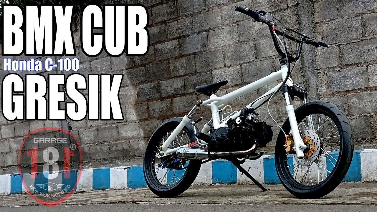BMX CUB super white #bmxcub #bmxmotor - YouTube