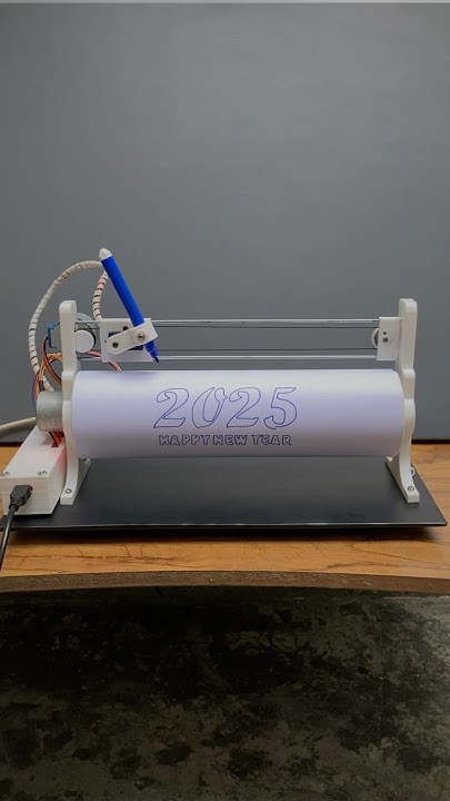 Cnc Drum Plotter 3dprinting Arduinodiy Cncplotter Arduinoprogramming Arduino Youtube