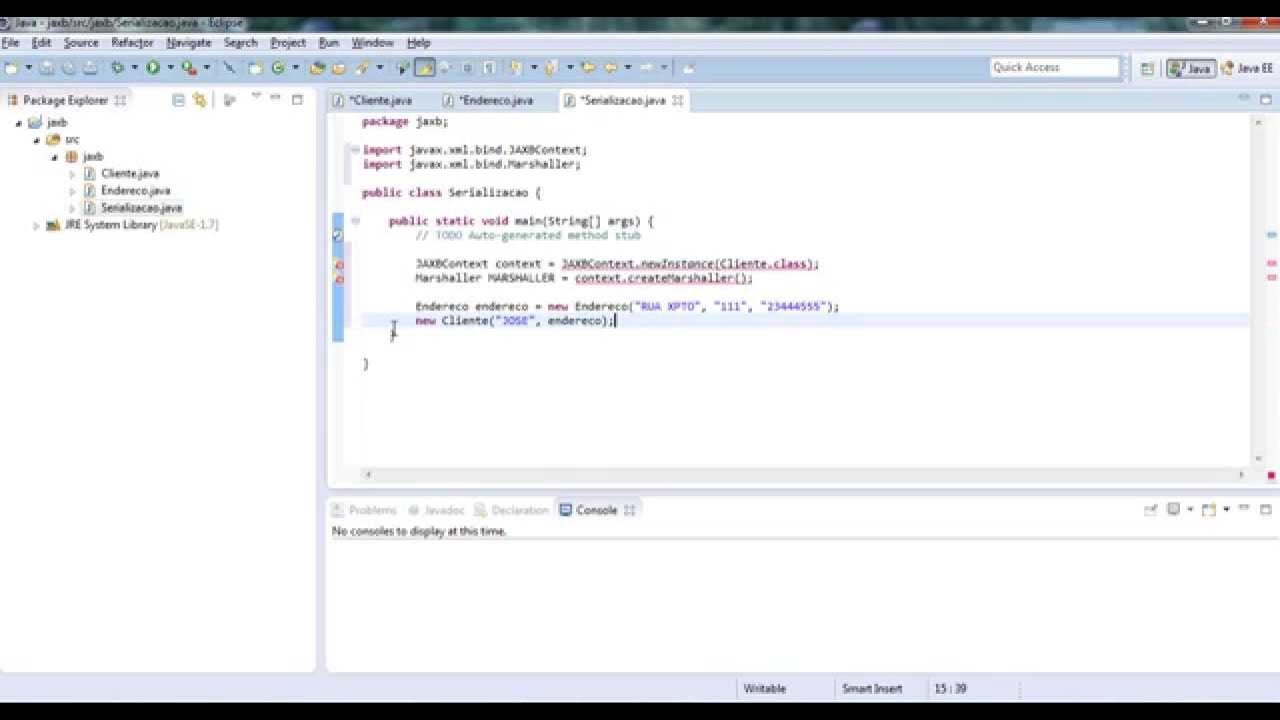 XML com JAXB - Por Luis Gaspar - YouTube