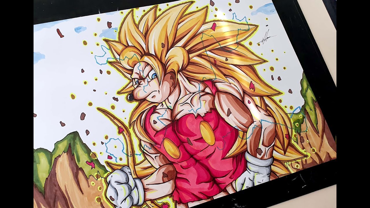 Drawing SUPER MICKEY MOUSE in Super Saiyan 3 / Olympia Drawing Attacks - YouTube