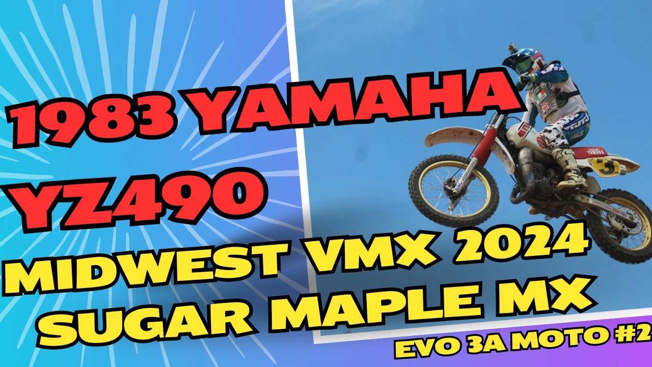 1983 Yamaha YZ490 2 Stroke Midwest VMX Sugar Maple MX Hill Point WI ...
