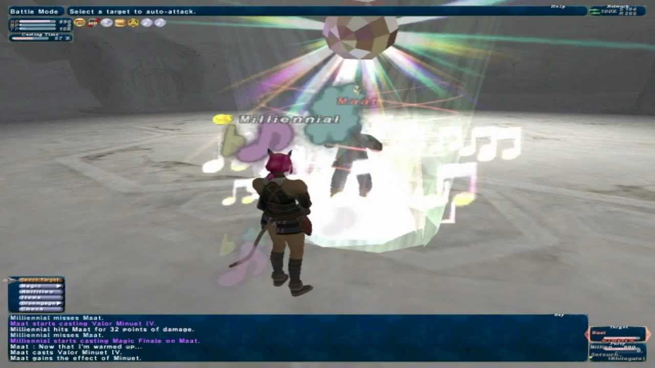 FFXI Bard Maat Fight - YouTube