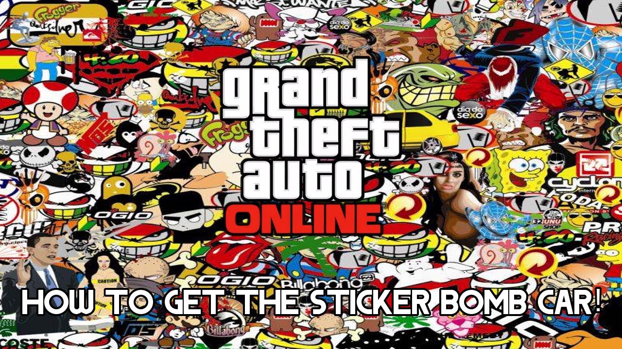 GTA Online - How to get the Sticker Car! - YouTube