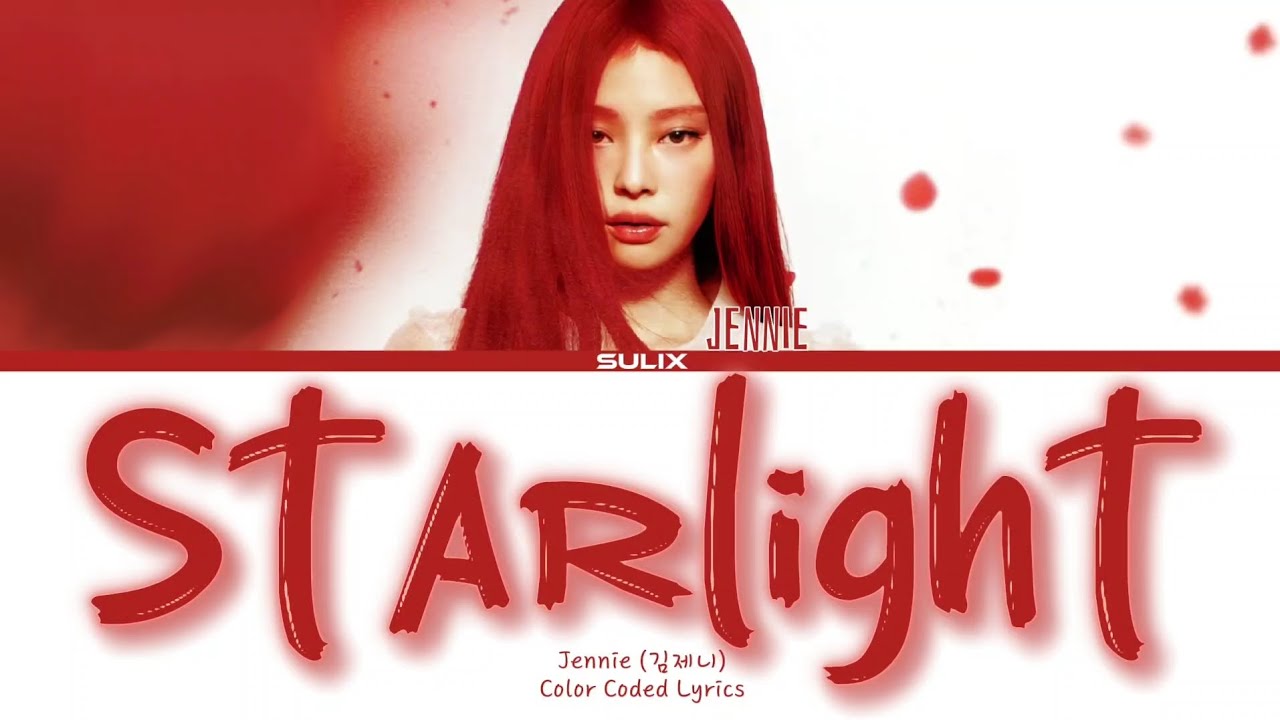 [Звук] Jennie-Starlight (Перевод-кириллизация/Color Coded Lyrics) - YouTube
