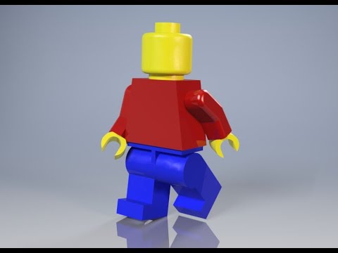 CAD for beginners: how to make a Lego person (Part 3) - YouTube
