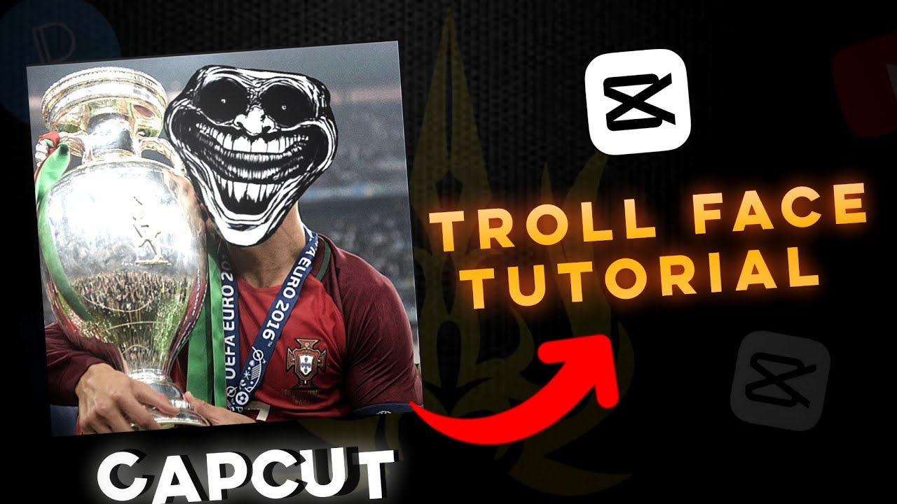 Viral Troll face edit tutorial capcut(hindi) - YouTube