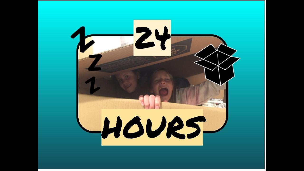 24 hours in a huge box!!!!1 - YouTube