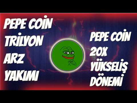 Pepe Coin Trilyon Arz Yakım Haberi ! Pepe Coin 20x Yükseliş Gelebilir Mi?