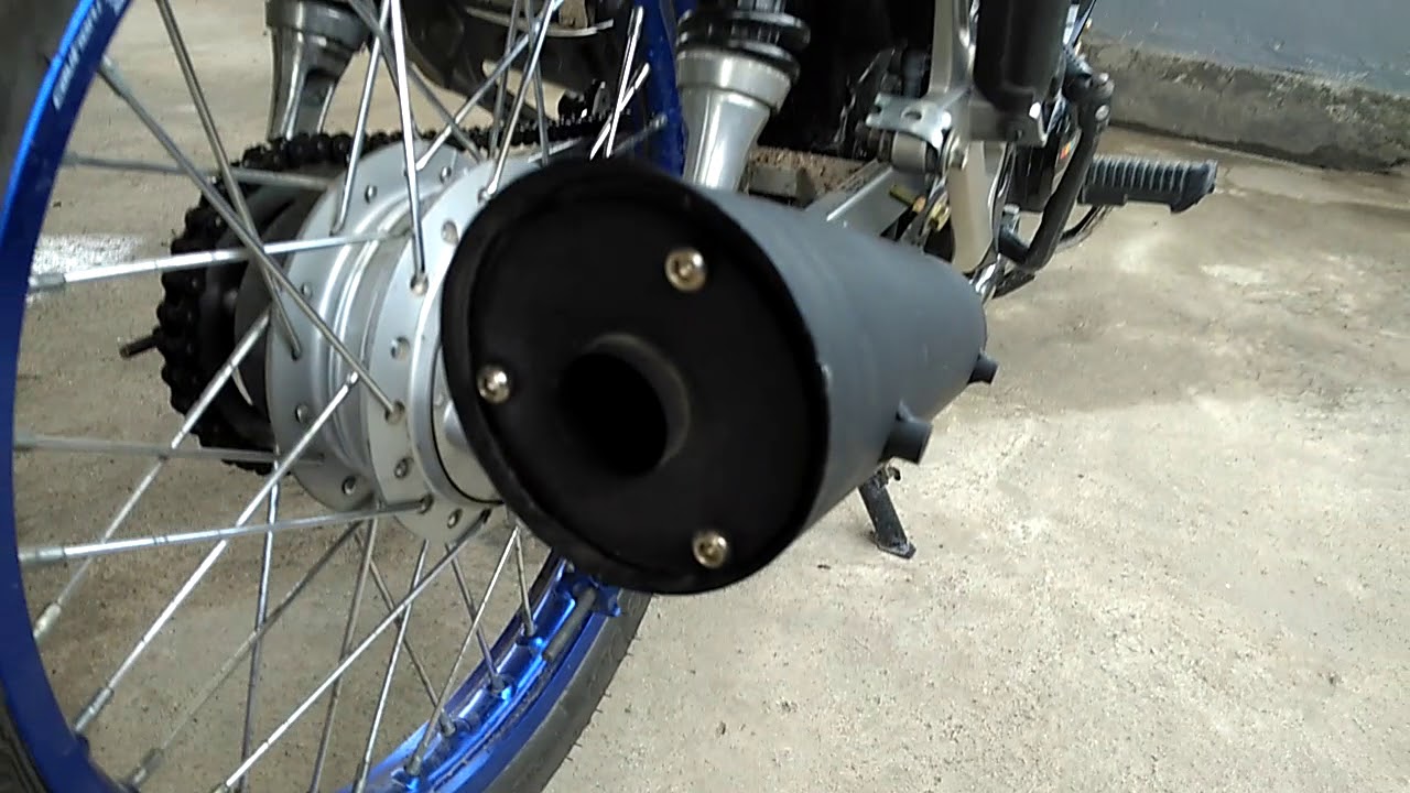 Knalpot tsukigi vnd Supra 125 - YouTube