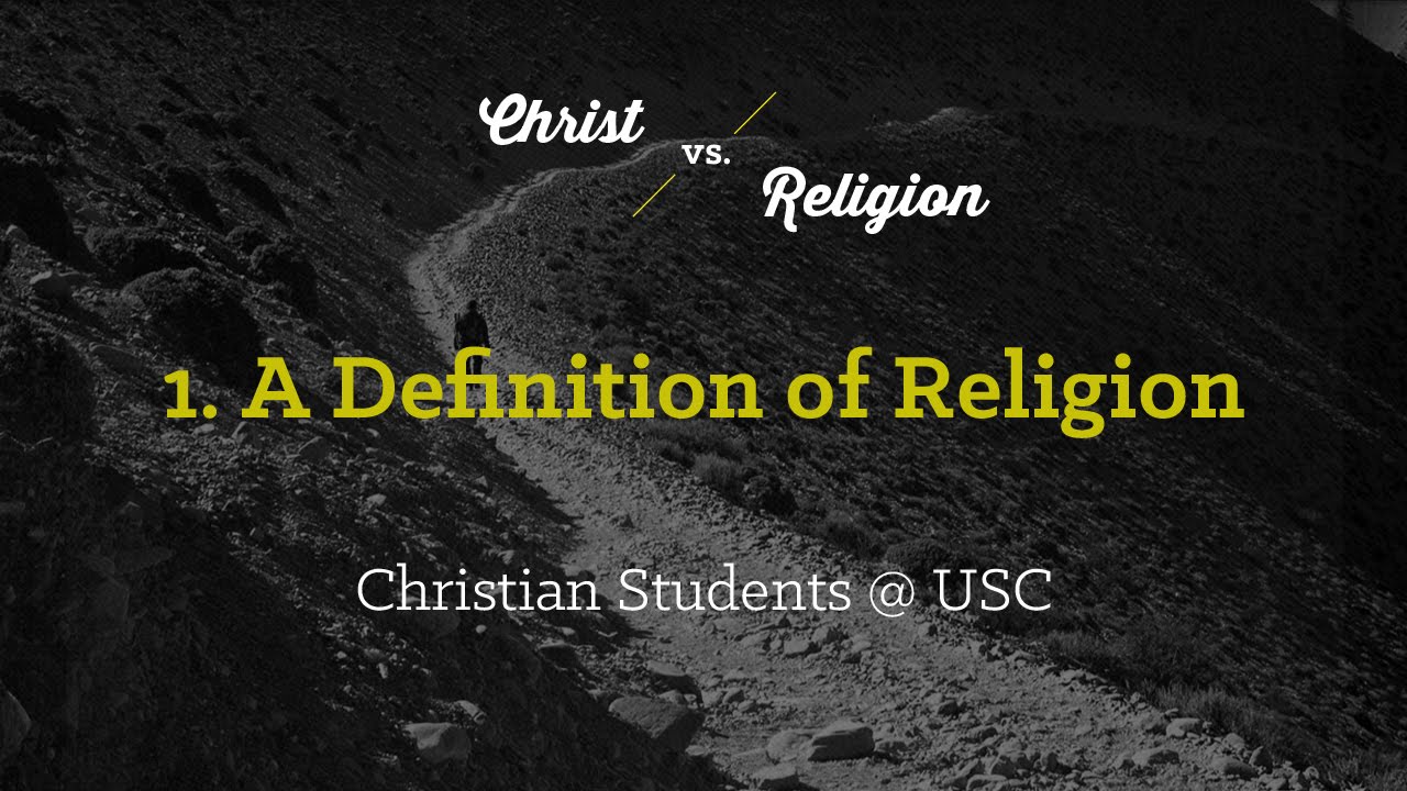 1. A Definition of Religion - YouTube