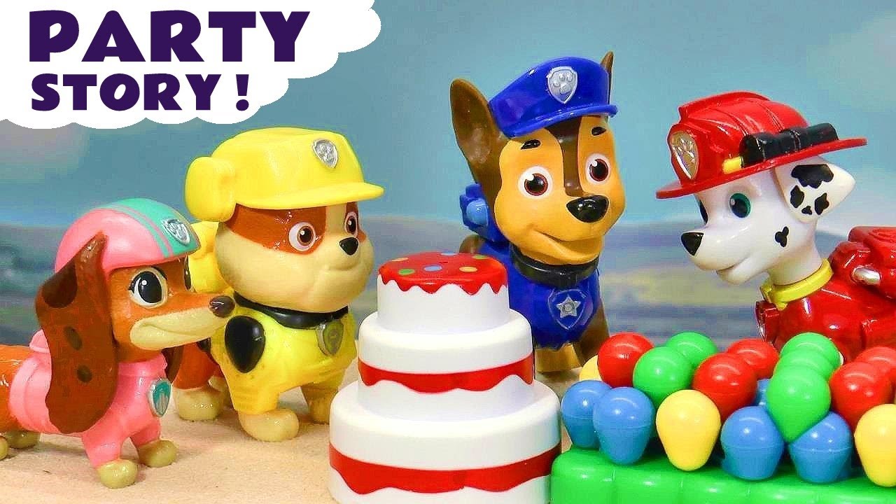 The Pups Work Together As a Team Organizing A Party - YouTube