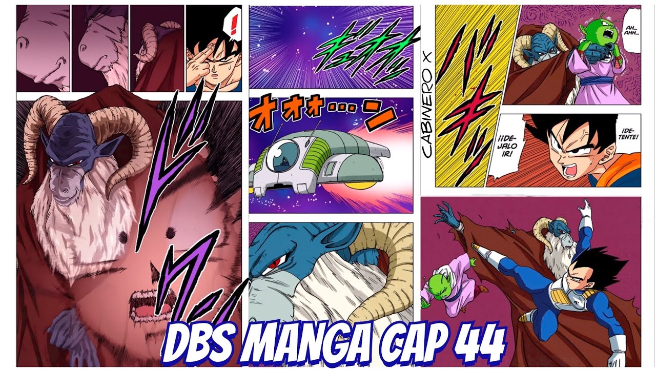 DBS MANGA CAP 44 #dragonballmanga - YouTube