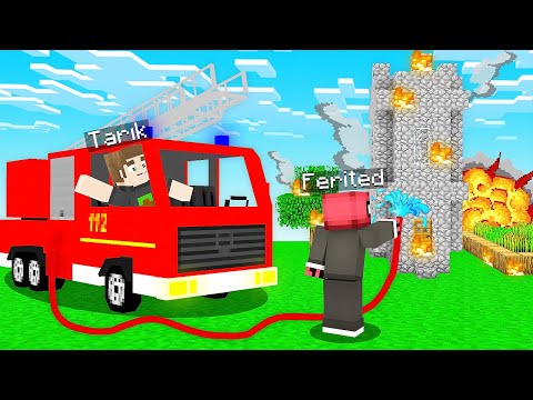 FERİTED VS ORMAN YANGINI 🌳🔥 - Minecraft