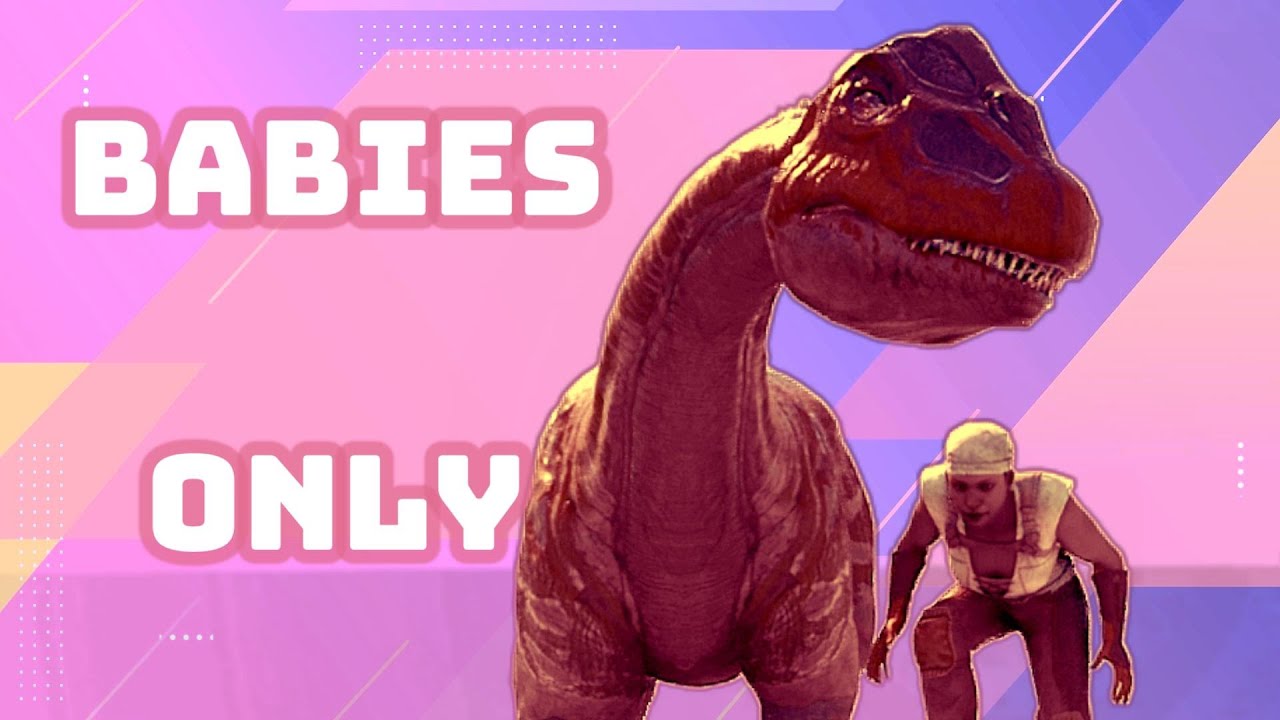 Babies Only Playthrough and I Regret Everything | Ark Survival Ascended ...
