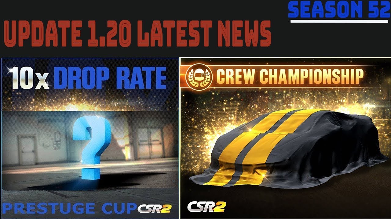 Update 1.20 News, Next Season Prize Car And Prestige Cup Car | Csr ...