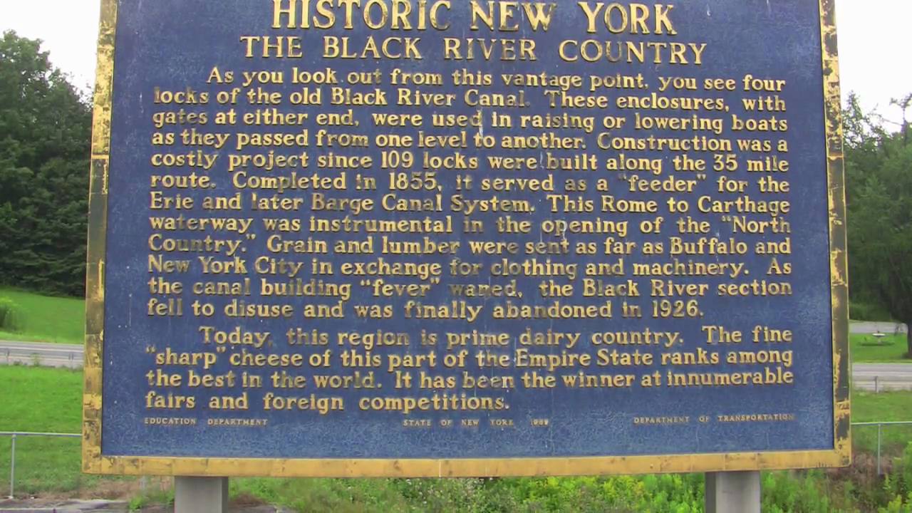 Black River Canal Locks - Upper Four Combines - YouTube