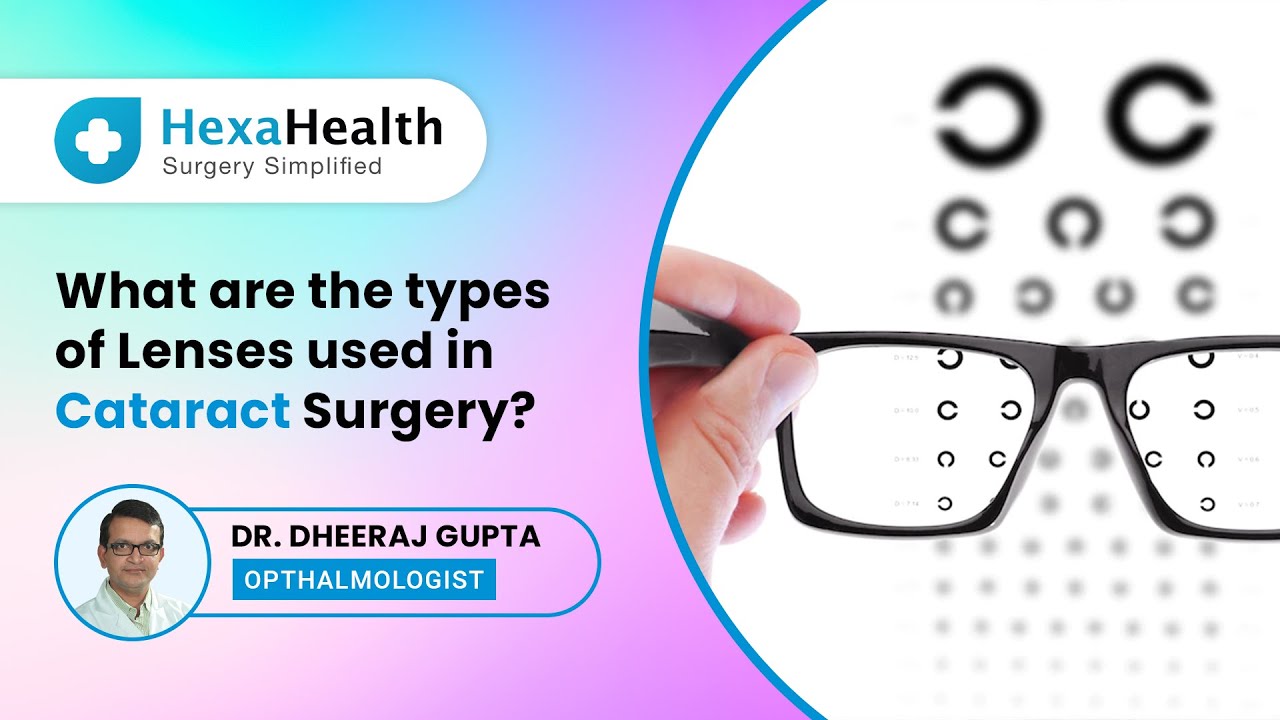 What are the types of Lenses used in Cataract Surgery? || HexaHealth ...